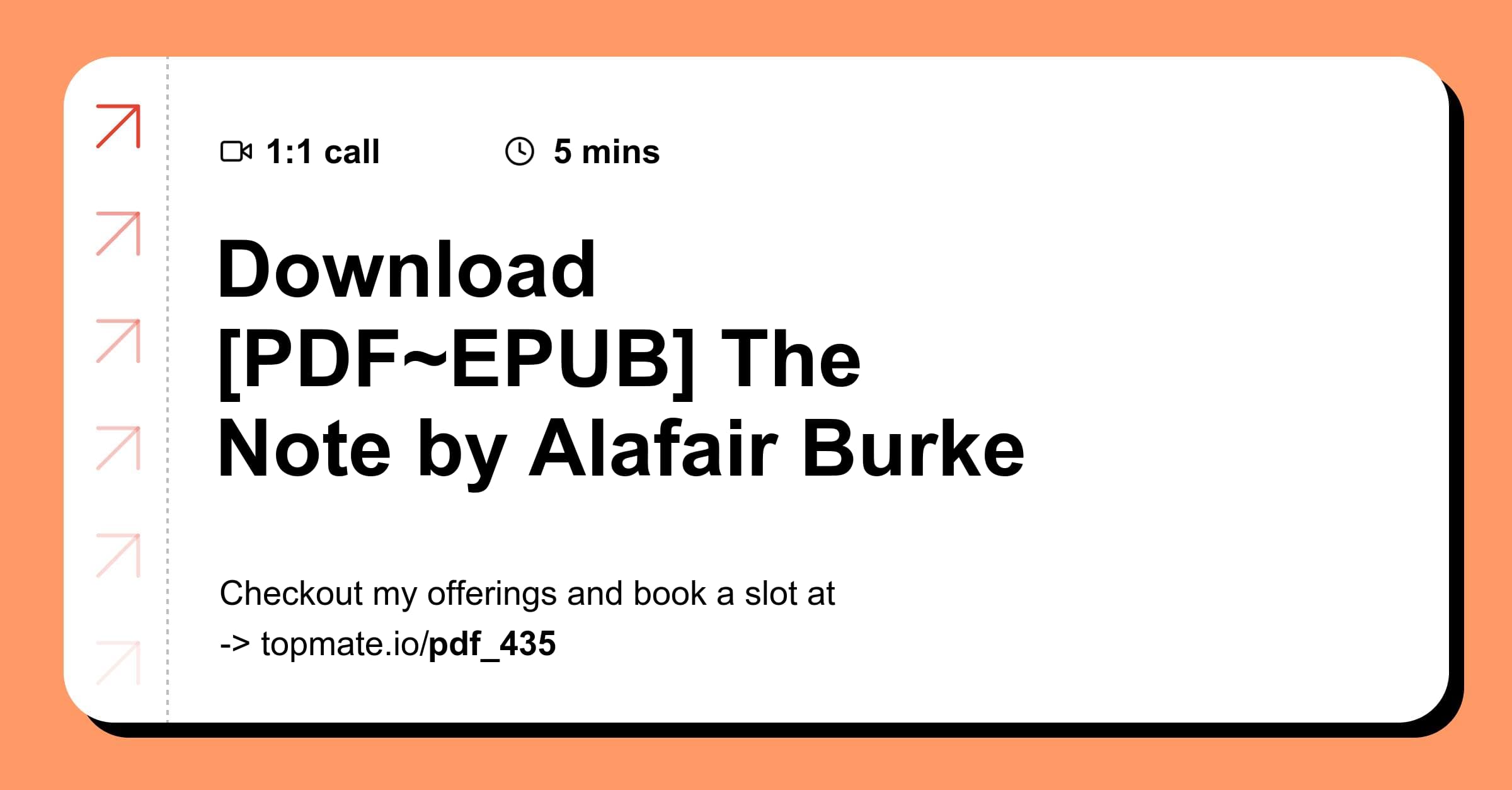 Download [PDF~EPUB] The Note by Alafair Burke with hasitbook